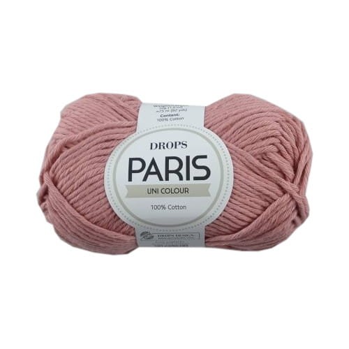 DROPS PARIS 59 brudny róż -100% bawełna - Pasmanteria nieTYLKOszydelko ...